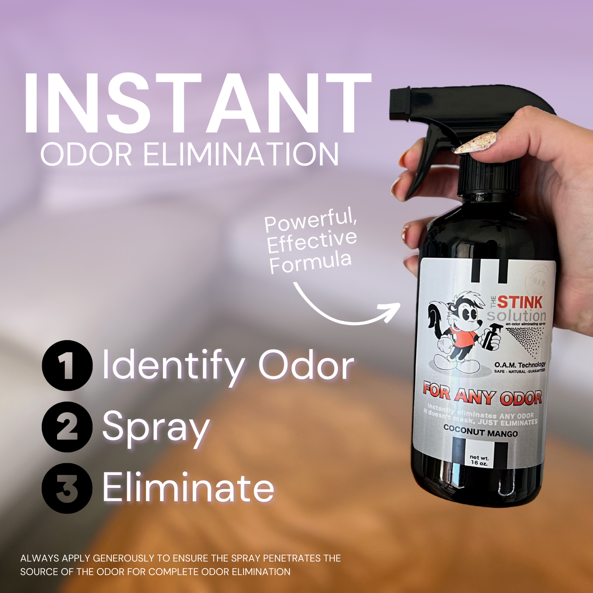 The Stink Solution - For Any Odor Eliminating Spray 16 oz. – Arrest My Vest